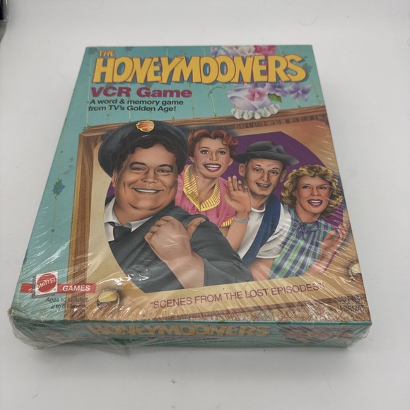 Mattel | Games | The Honeymooners Vcr Vhs Game By Mattel Vintage 986 ...
